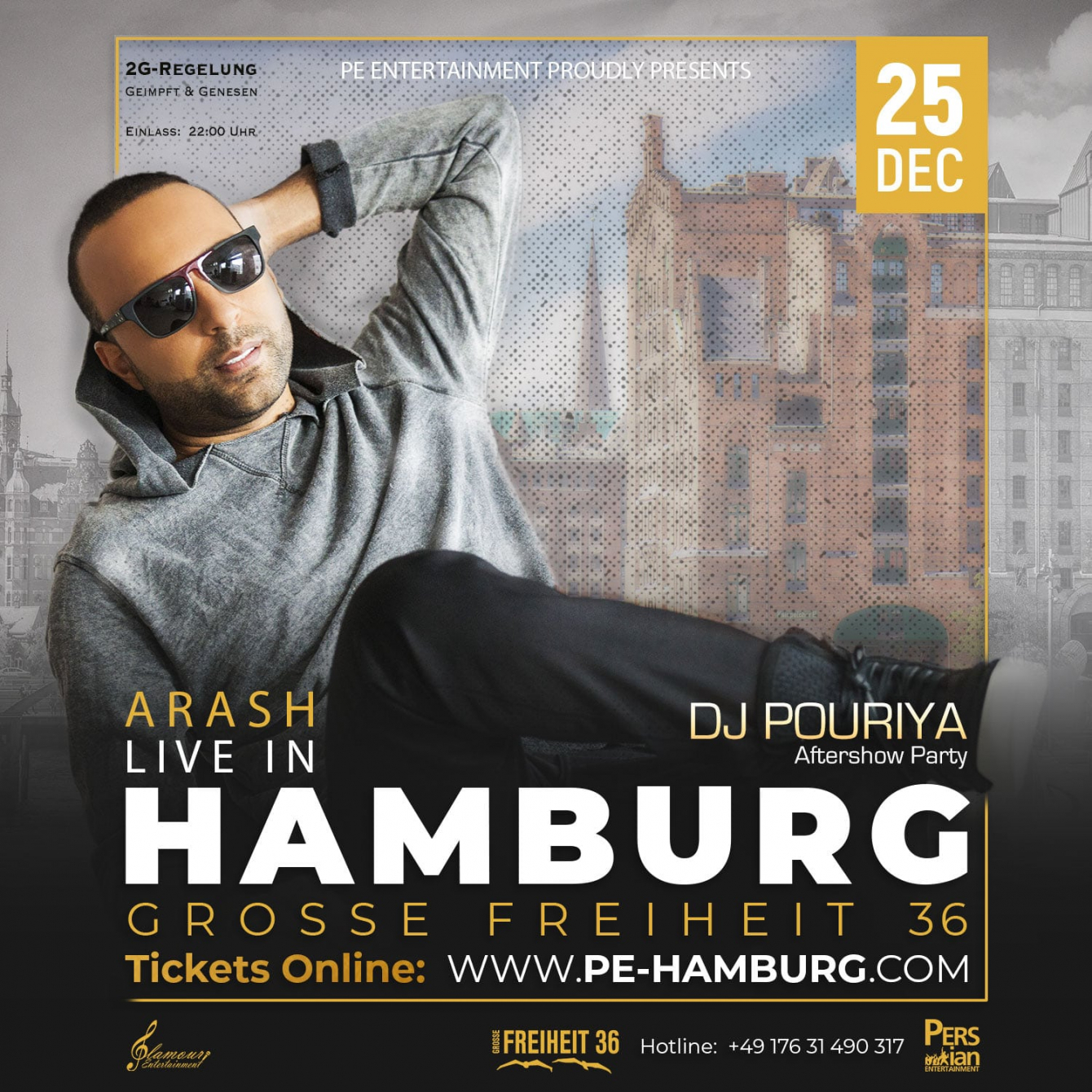 Arash Live in Hamburg! - Tizo Ticketing