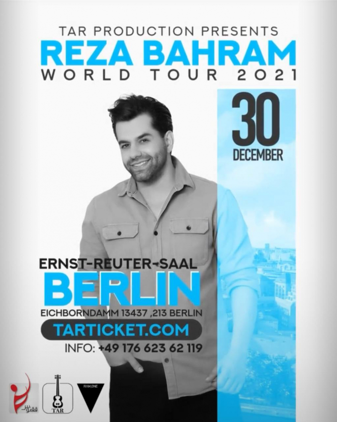 Reza Bahram Live in Berlin! - Tizo Ticketing